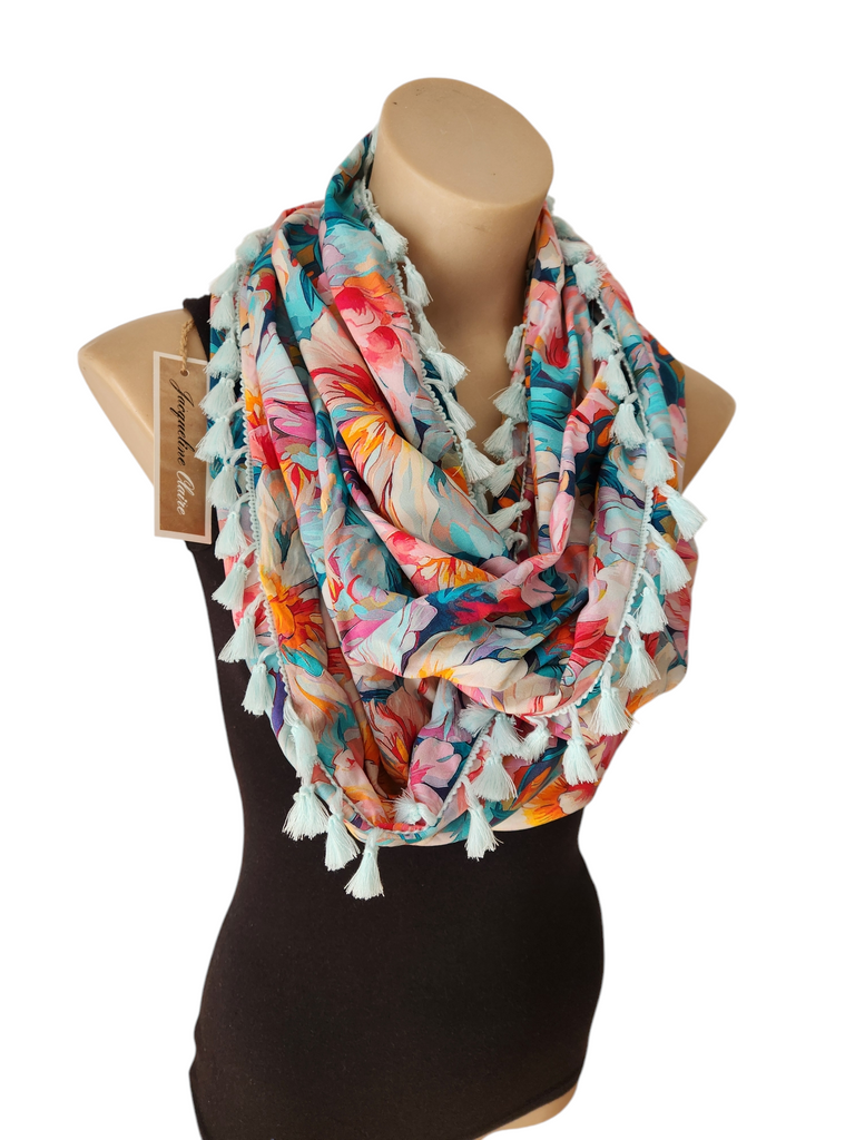 "Cote d'Azur" Infinity Wrap – Jaclets by Jac